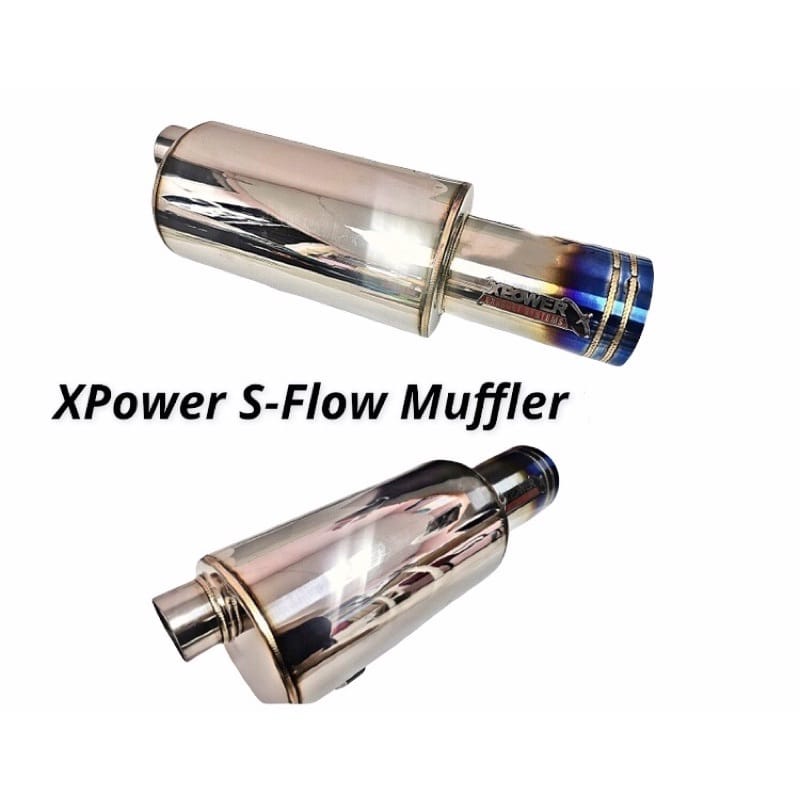 XPower Exhaust SFlow SportMuffler(Titanium) | Shopee Malaysia