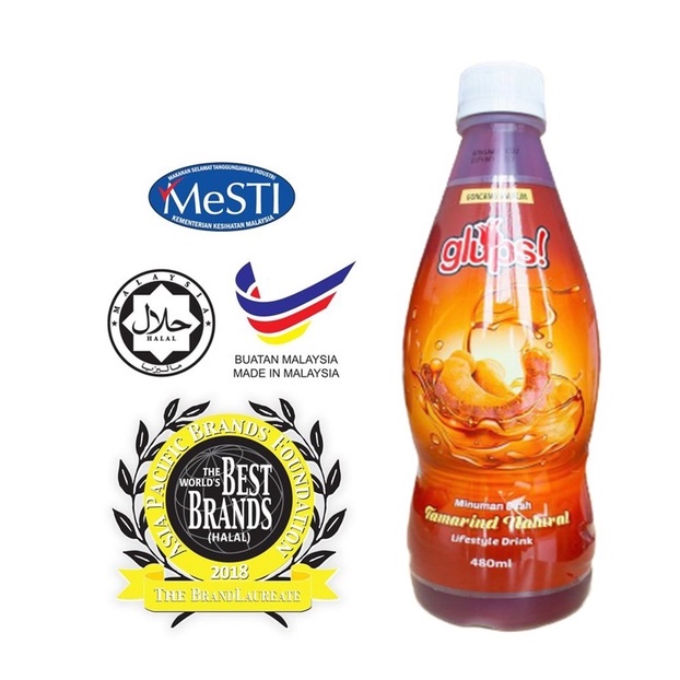 JUS ASAM JAWA Glups Tamarind (Asam Jawa) 480ml | Shopee Malaysia