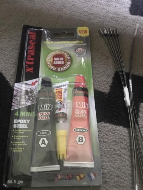 X'traseal 4 Mins Epoxy Steel ( Gam besi ) | Shopee Malaysia