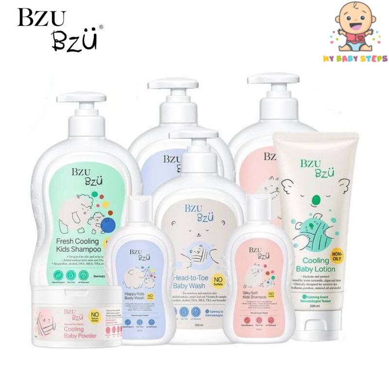 BZU BZU Head to Toe Baby Wash | Kids Shampoo | Kids Body Wash | Cooling ...