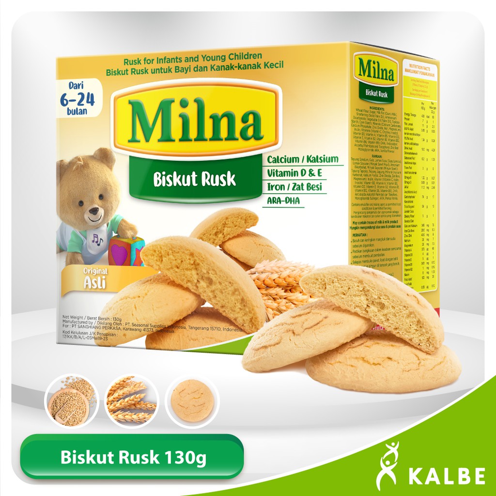 Milna Baby Rusk Original (130g) | Shopee Malaysia