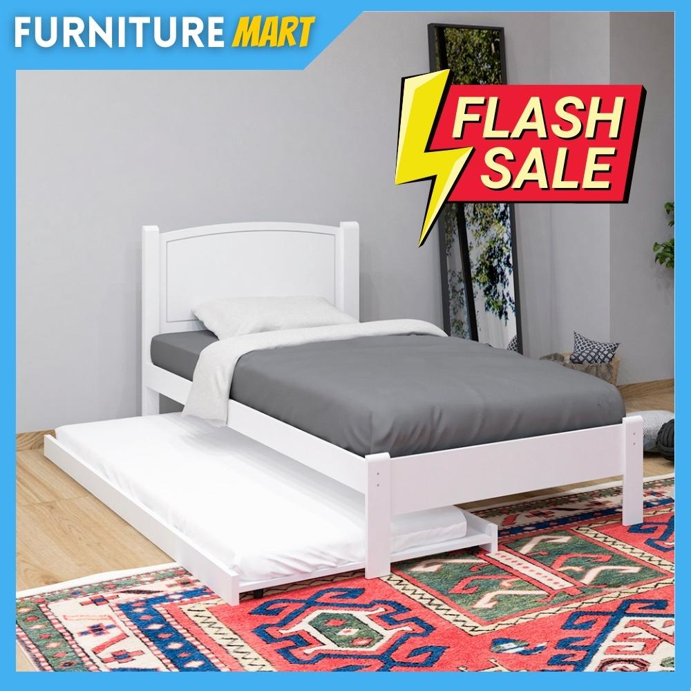 Furniture Mart THOMAS solid wood single bed / solid wood bed frames ...