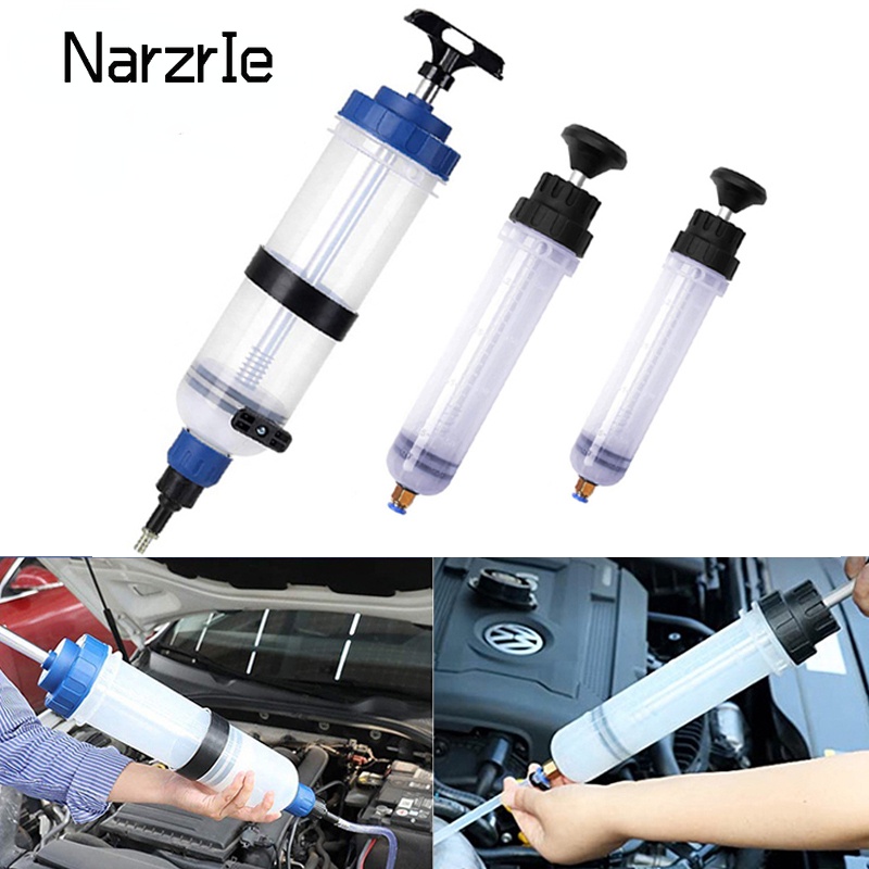 200/500/1500ML Car Oil Fluid Extractor Filling Syringe Delivery Bottle ...