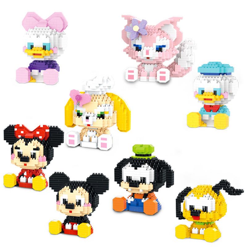 Lego Mini Block Disney Cartoon DIY Model Building Blocks Nano Block ...