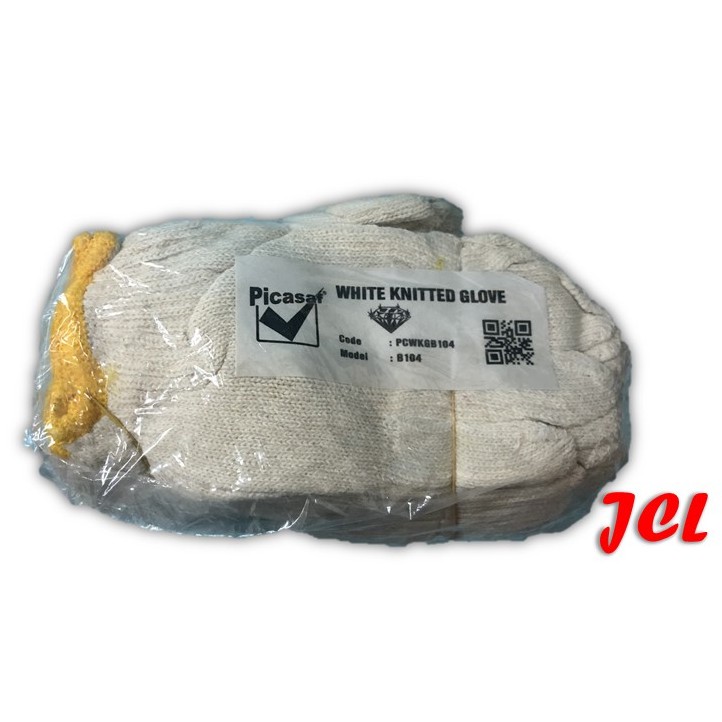 B104 Knitted Cotton Hand Glove / Sarung Tangan Kain ( Per Pair ...