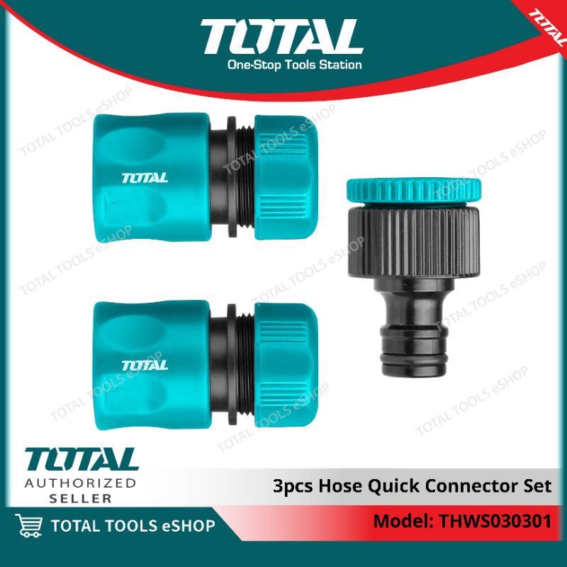 Total Hose Quick Connector Set (3 Pcs) THWS030301 | Lazada