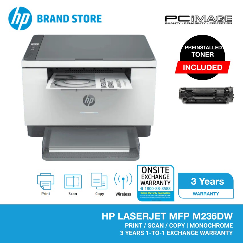 HP LaserJet MFP M236dw Printer | Shopee Malaysia