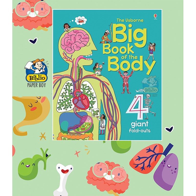 Usborne Big Book of the Body with 4 giant fold-outs | Shopee Malaysia