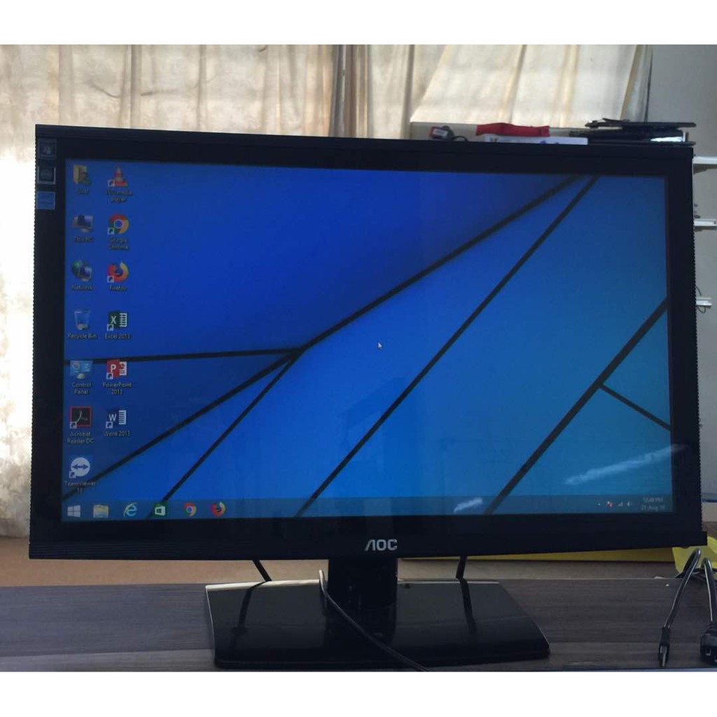 AOC 23"Inch Wide LCD Monitor (Refurbished) | Shopee Malaysia