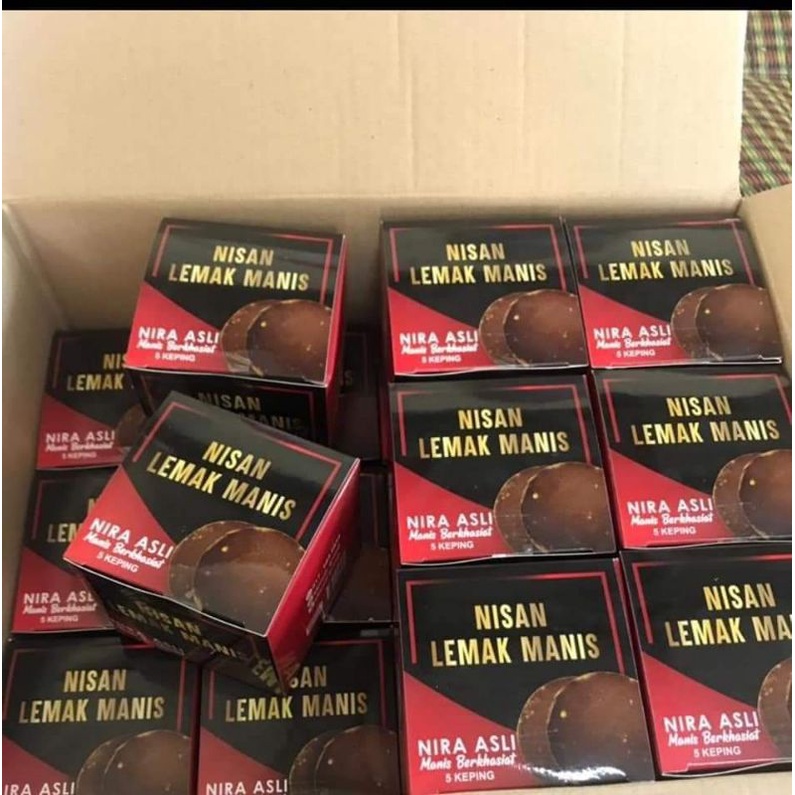 Nisan Lemak Manis (nise kerek aka gula melaka aka gula apong) | Shopee ...