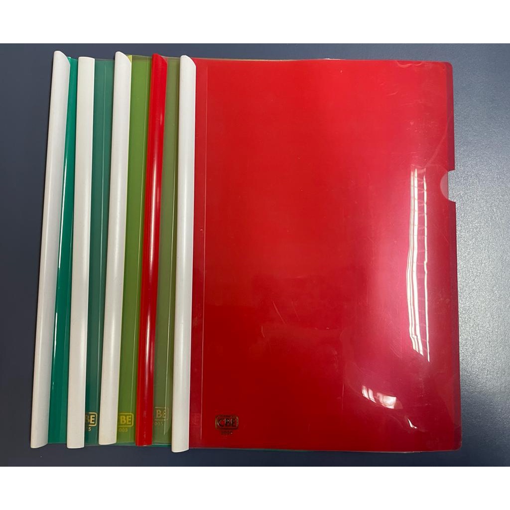 (5 pc) CBE 9005 Report Cover PP Slide Bar (Colour: Random pick ...