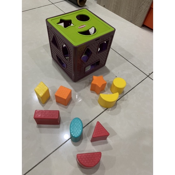 playskool shape sorter preloved complete | Shopee Malaysia
