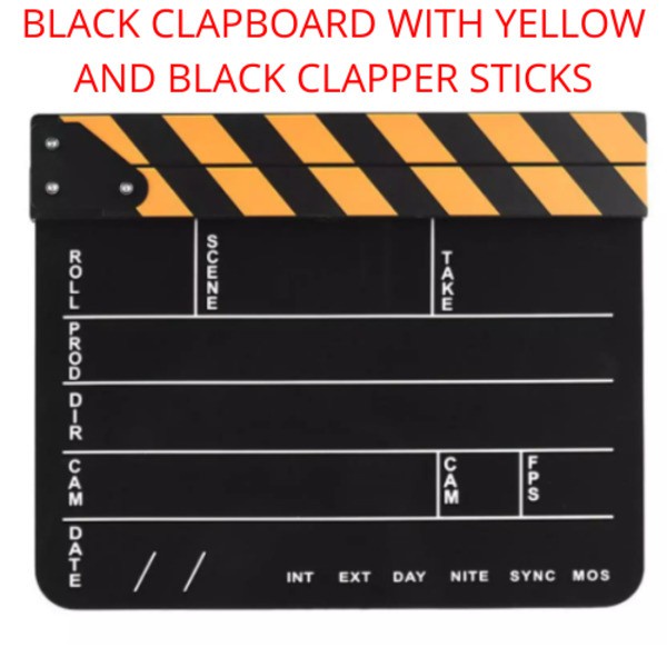 [ Local Ready Stock ] Black Director Clapboard Movie Clapper Board ...