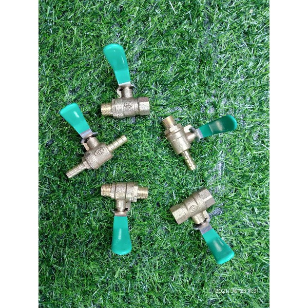 1/4 INCH Heavy Duty Brass Mini Ball Valves Male Female Thread Hose ...