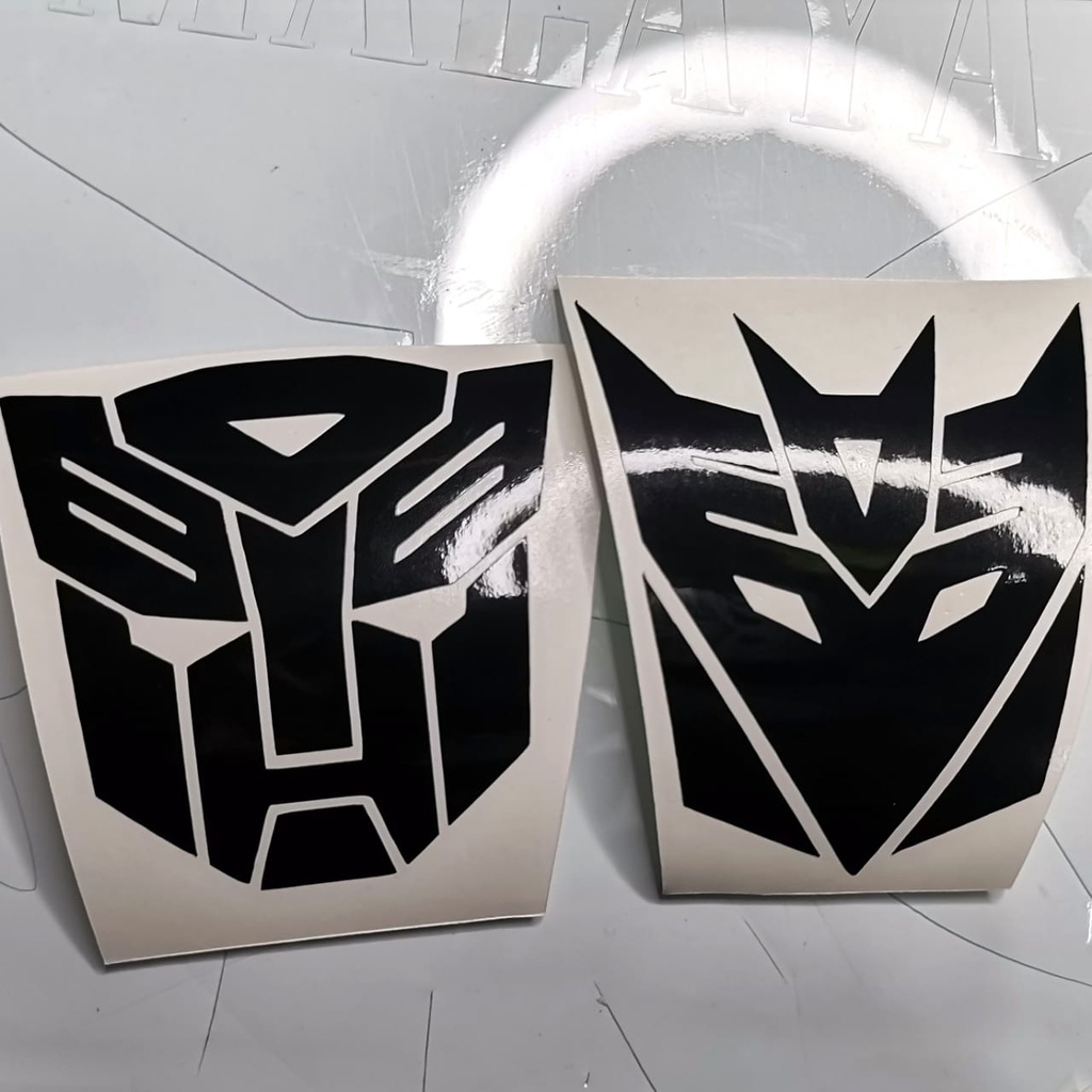 TRANSFORMERS / DECEPTICON / AUTOBOT CUT OUT STICKER / OUTDOOR / INDOOR ...