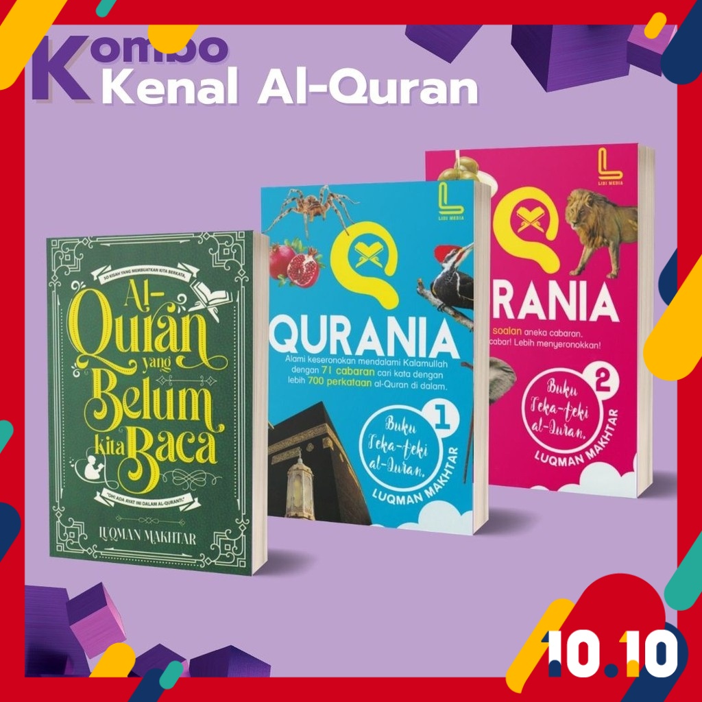 KOMBO KENAL AL-QURAN | Al-Quran yang Belum Kita Baca / Qurania 1 & 2 ... KOMBO KENAL AL-QURAN | Al-Quran yang Belum Kita Baca / Qurania 1 & 2 ...
