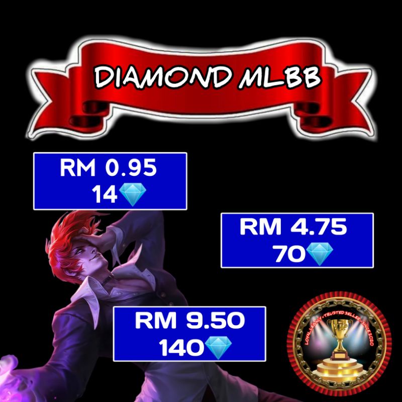 DIAMOND MLBB MURAH | FAST PROSES | Shopee Malaysia