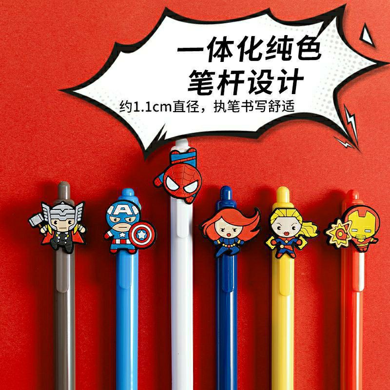 Miniso Marvel Pen Marvel Hero Gel Pen Marvel Series Ready Stock ...