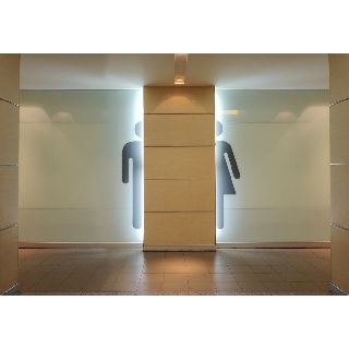 MALAYSIA STOCK-1Piece Toilet Sign Sticker / Sticker Tandas Stiker ...