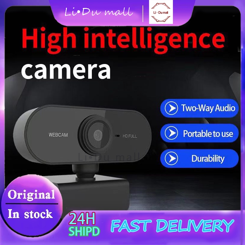 HD 1080P Webcam Computer PC WebCamera with USB Plug Rotatable Cameras ...