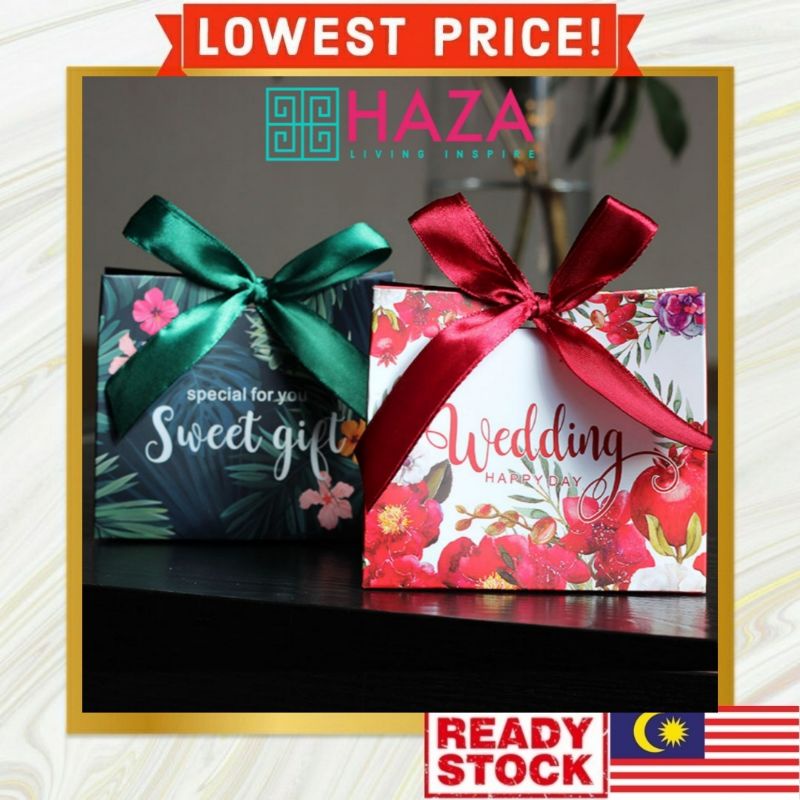 HAZA | BORONG (100 pcs) Doorgift ROXEL Bag Box Wedding Kahwin Nikah ...