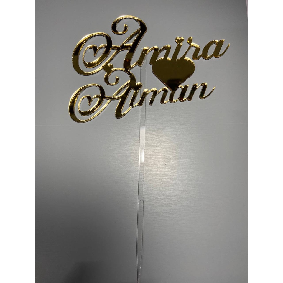 TOPPER CAKE CUSTOM CUSTOM FLOATING TOPPER TOPPER KEK TERAPUNG CUSTOM ...