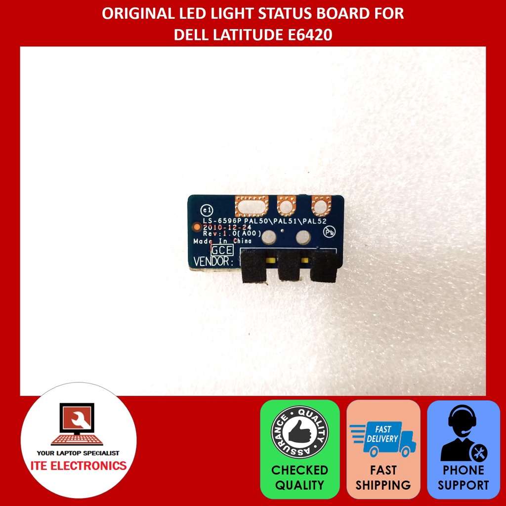 ORIGINAL DELL LATITUDE E6420 LED LIGHT STATUS BOARD | Shopee Malaysia