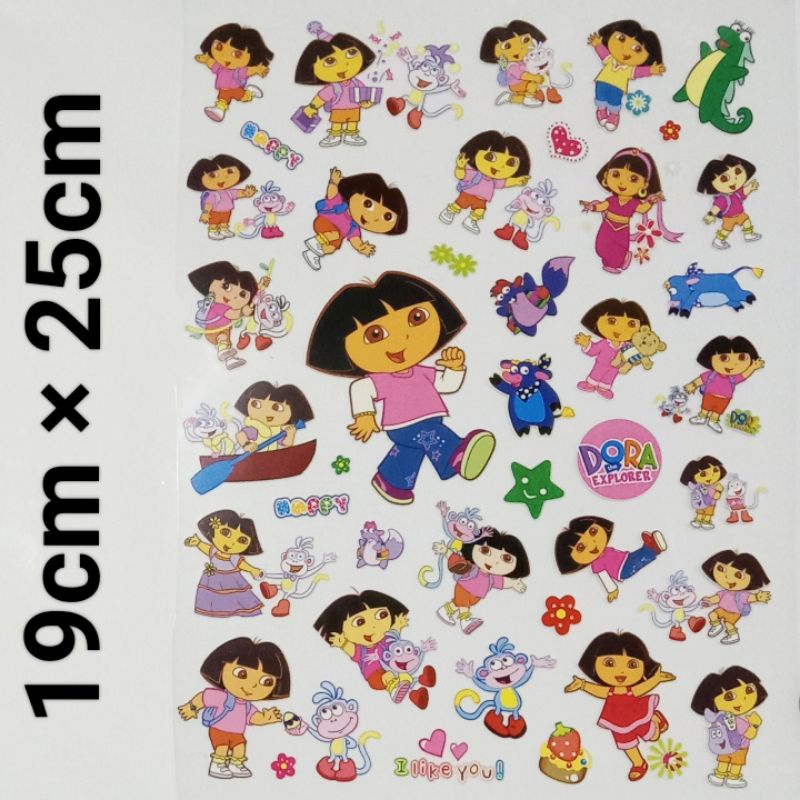 Dora explorer LIMITEDSTOCK ST 535 heat transfer sticker/ Iron on ...