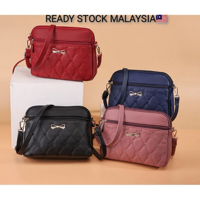 BEG SANDANG SILANG WANITA MURAH KOREAN SLING SHOULDER BAG WOMEN LARGE ...