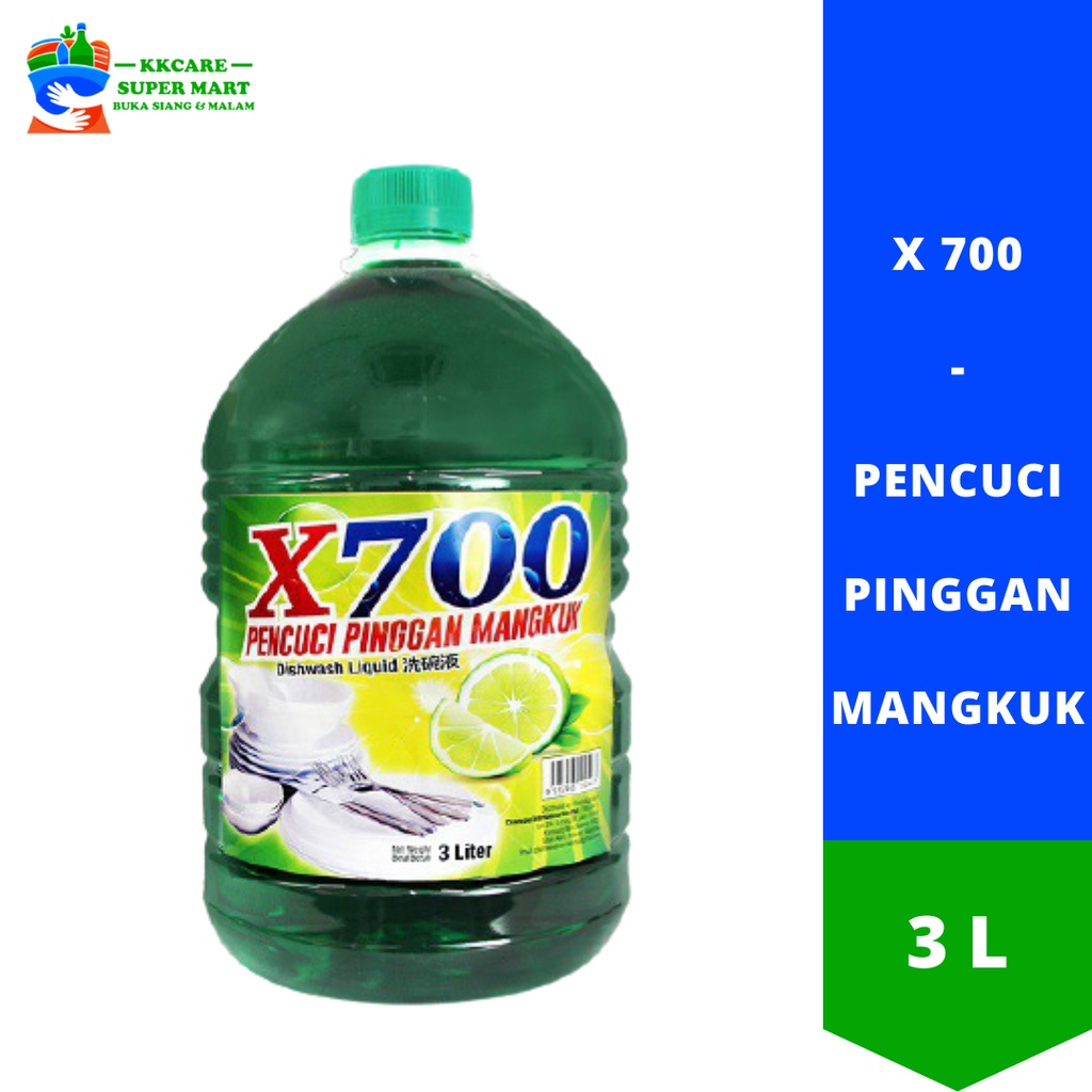 X 700 - Pencuci Pinggan Mangkuk / Diswashing Liquid - 3L | Shopee Malaysia