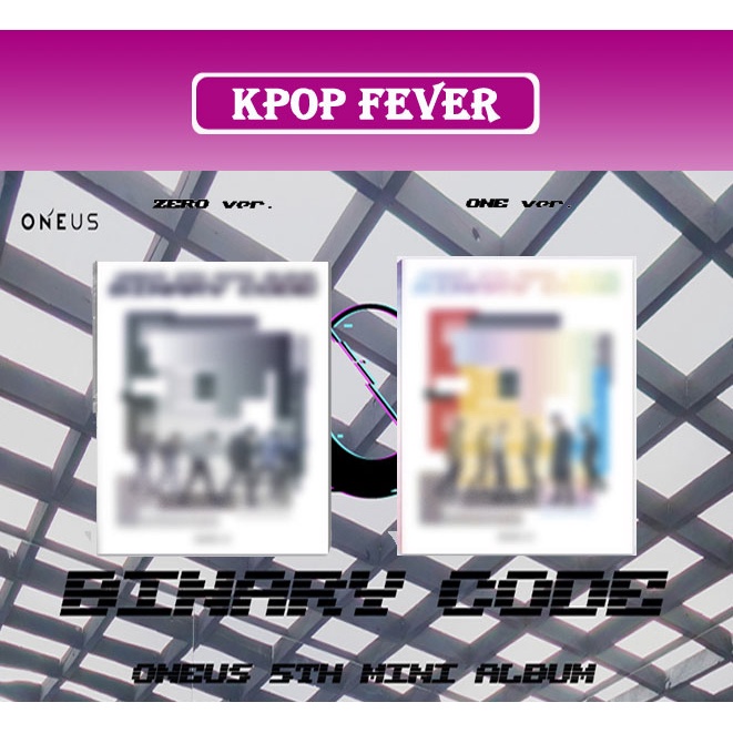 ONEUS - BINARY CODE 5th MINI ALBUM CD PHOTOBOOK PHOTOCARD SEALED | Shopee Malaysia