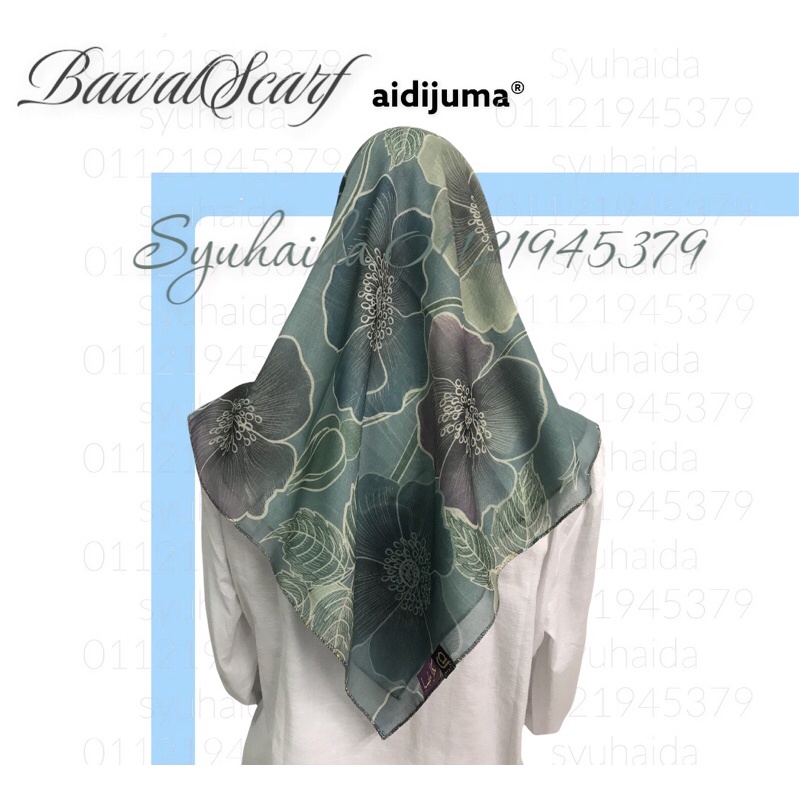 BawalScarf Aidijuma #aj #bawalcorak | Shopee Malaysia
