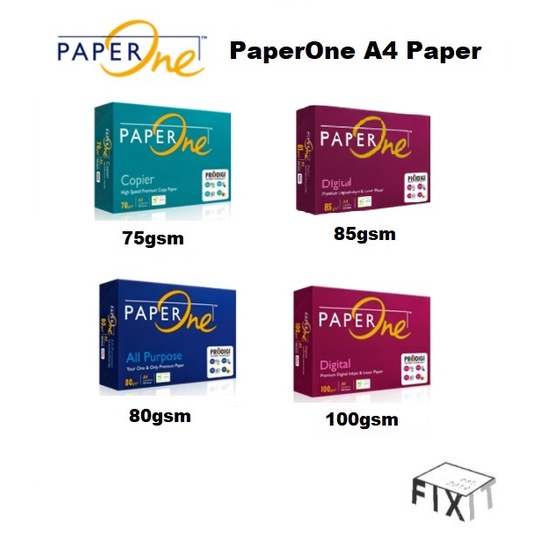 PAPERONE A4 75GSM / 80GSM / 85GSM / 100GSM PAPER | Shopee Malaysia