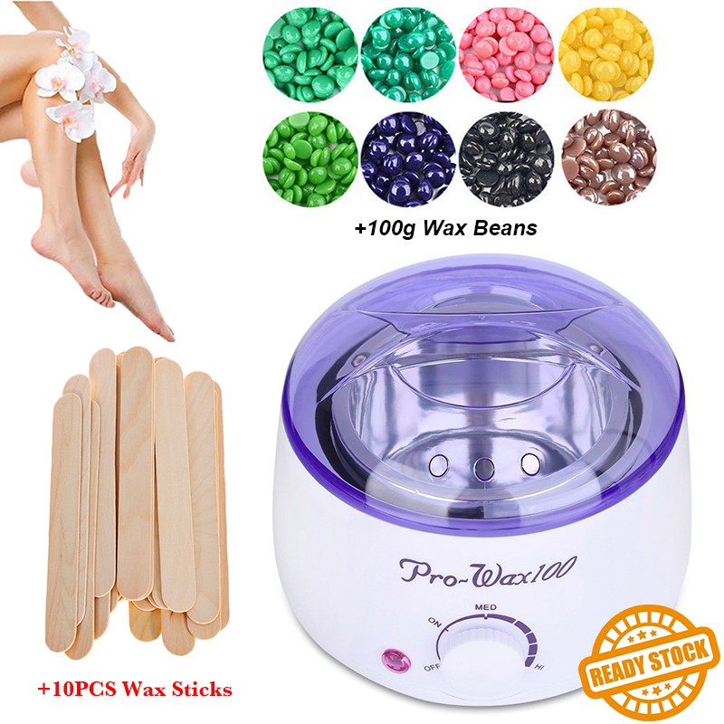 Hair Removal Applicator Electric Wax Warmer Mechine Hard Wax Beans Set ...