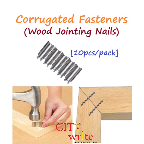 Wood Jointing Nails Zig-Zag Nails (10pcs/pack) | Shopee Malaysia