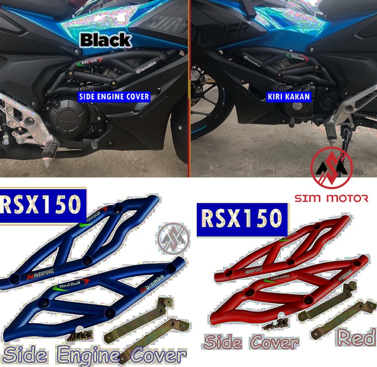 RSX150 Side Engine Cover Winner X Hips - Honda RSX Malaysia - Free ...