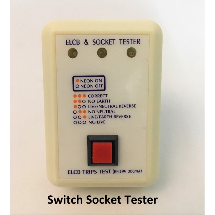 Smart ELCB & Socket Fius Tester 300mA For Testing 13A Fuse Switch ...