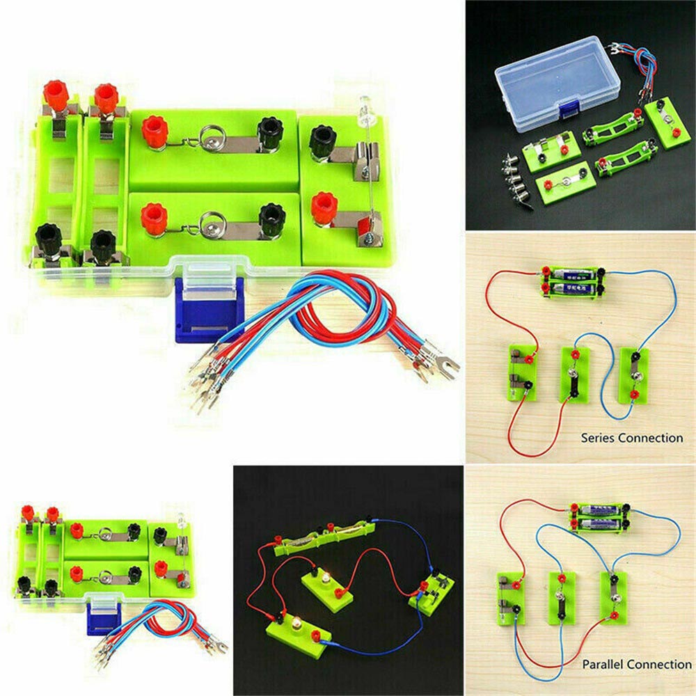 New DIY Science Toys School Electric Circuit Kit Montessori Learning ...