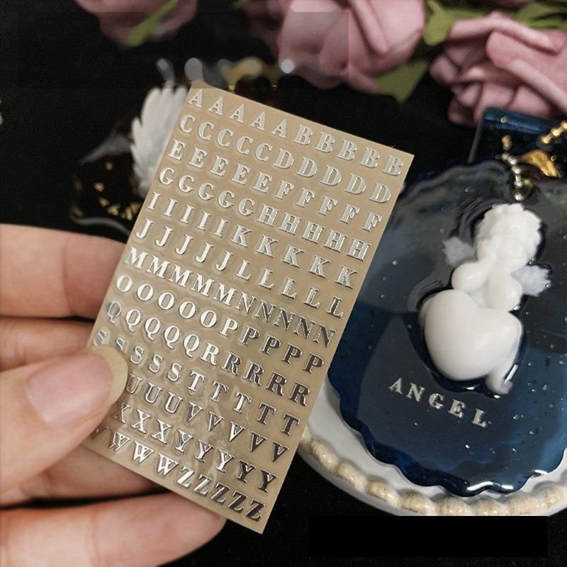 3mm Alphabet Letters metal sticker(ready stock) | Shopee Malaysia