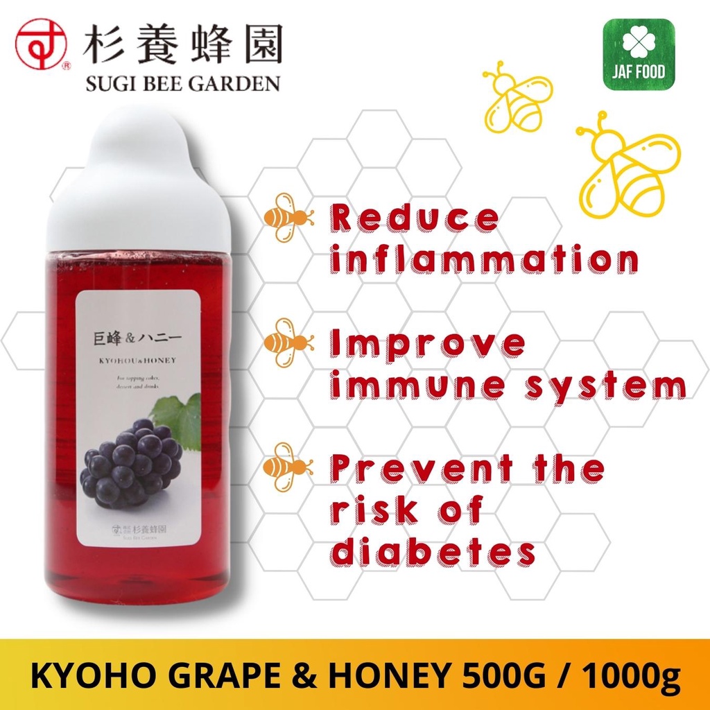 SUGI BEE GARDEN Fruit Juice Infused Honey Kyohou & Honey 500G (SUGIBEE ...
