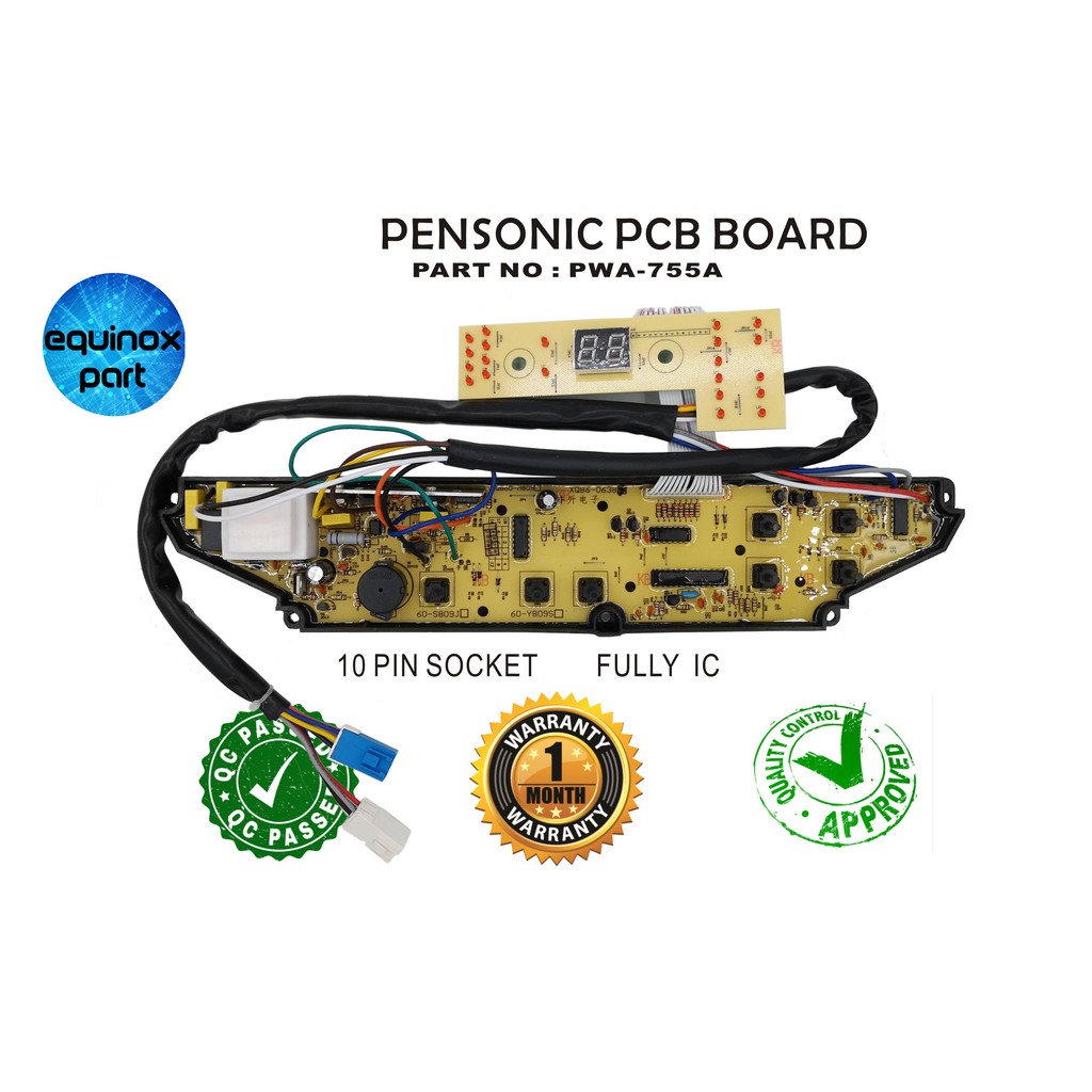 Pensonic PWA-755A / Sanyo Washing Machine PCB Board | Shopee Malaysia