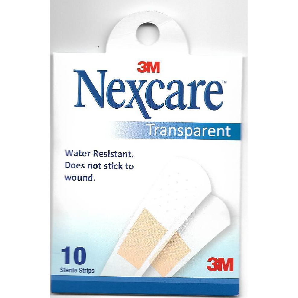 3M Nexcare Transparent Plasters for Wounds 10's / 20's / 50's | Shopee ...