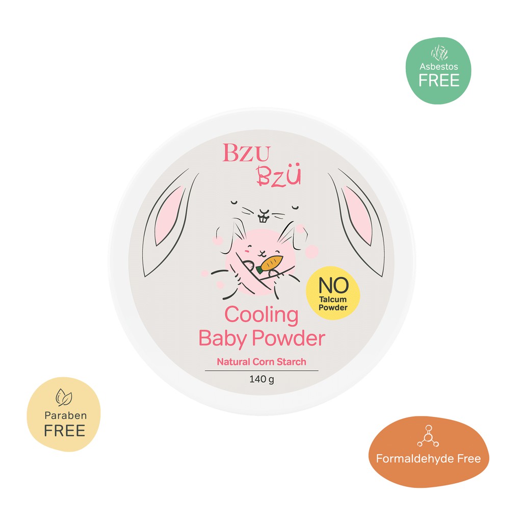BZU BZU Cooling Baby Powder 140g | Shopee Malaysia