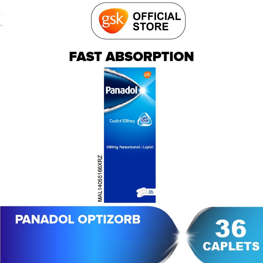 Panadol with Optizorb - Pain Relief/Fever/Headache(36's) | Shopee Malaysia