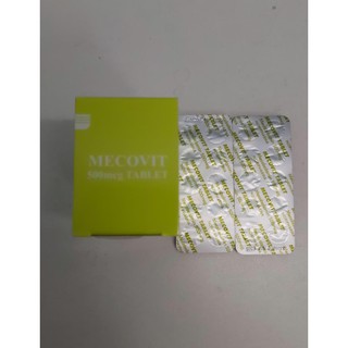 Mecovit 500mcg TABLET, Vit B12 (1strip) 10tablets EXP:12/24 | Shopee ...