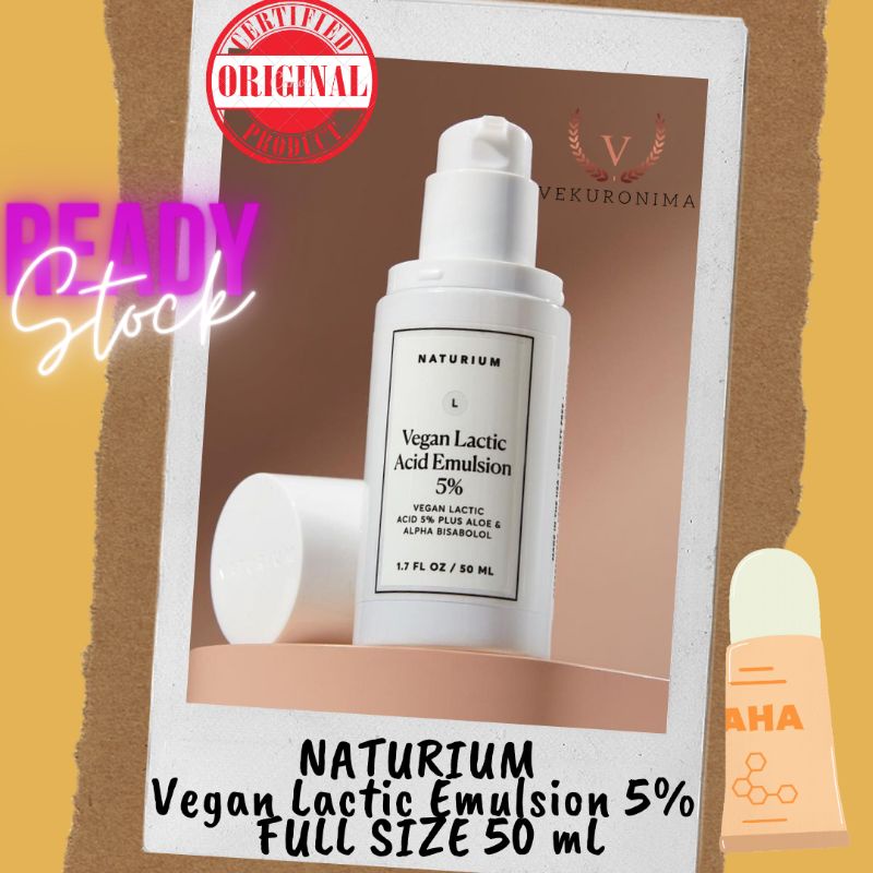 Naturium Vegan Lactic Acid Emulsion 5% - FULL SIZE 50ml | Shopee Malaysia
