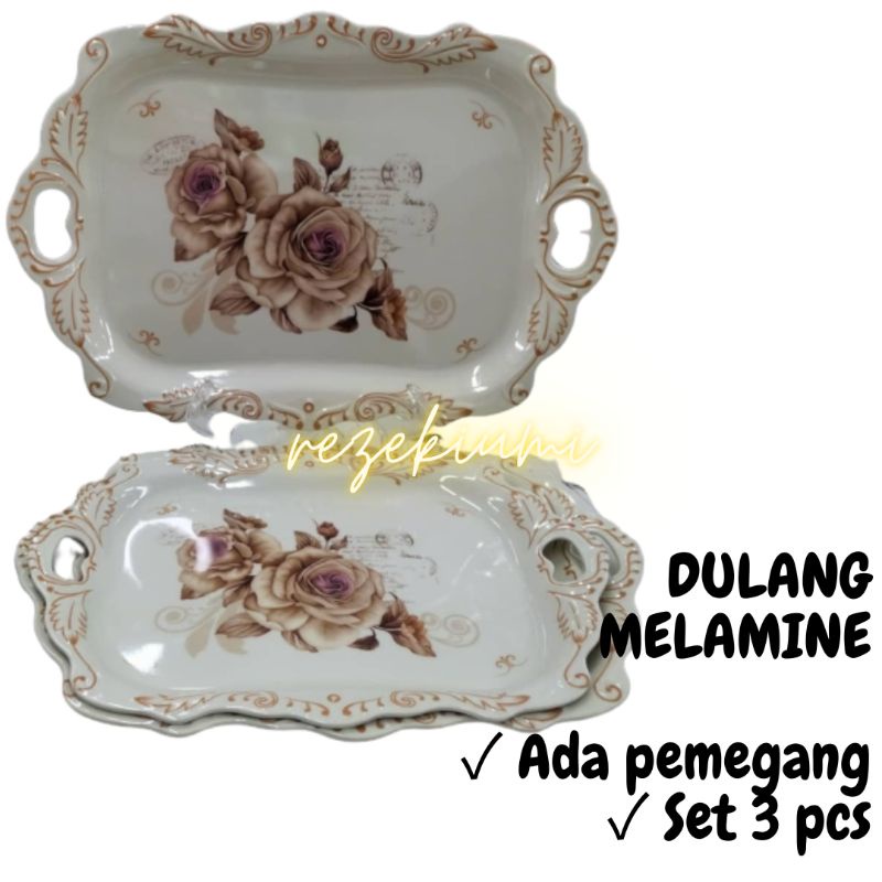DULANG MELAMINE GOLD - gold melamine tray | Shopee Malaysia