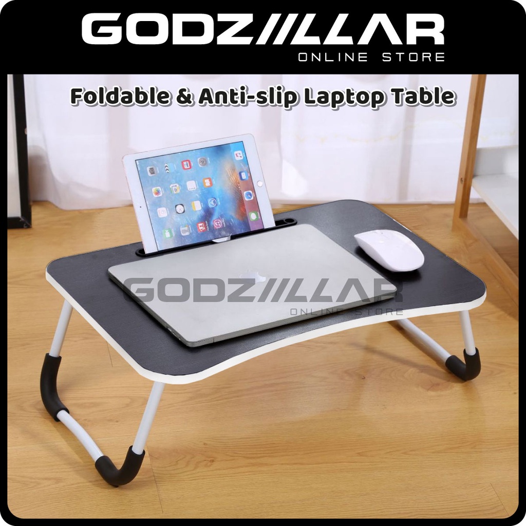 Laptop Table Foldable Table Anti-slip Bed Notebook Table Portable ...