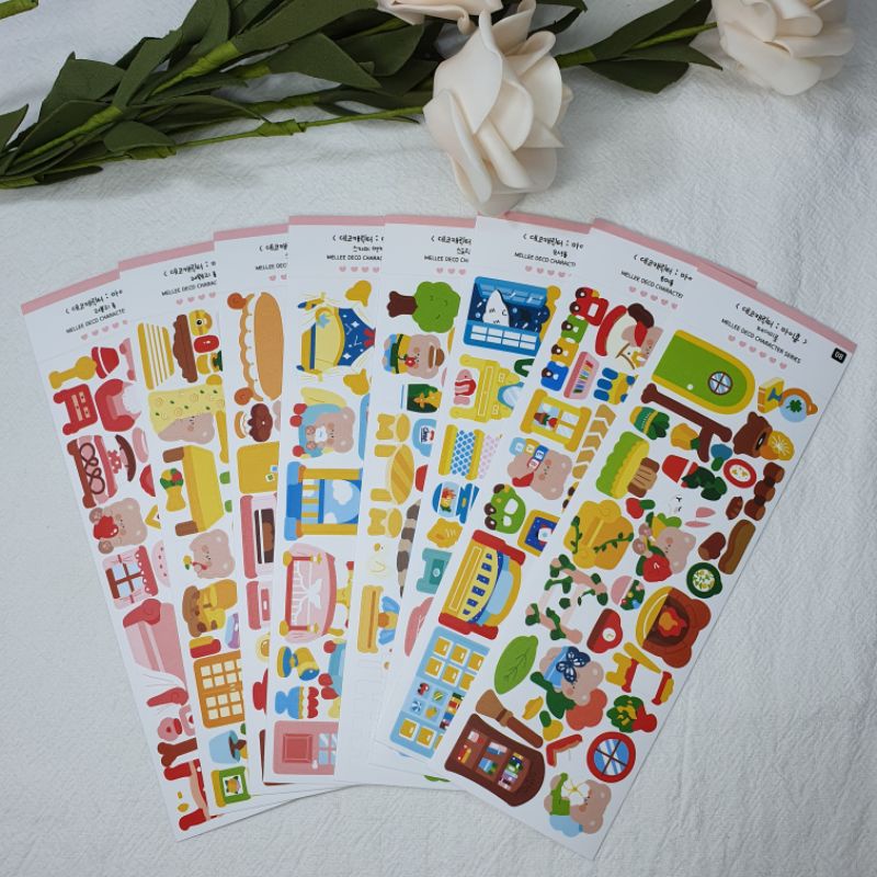 [mellee_factory] deco character seal sticker | Shopee Malaysia