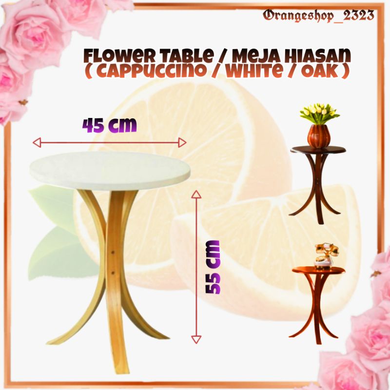 [ READY STOCK ] Small Wooden Round Table /Coffee Table /Side Table ...